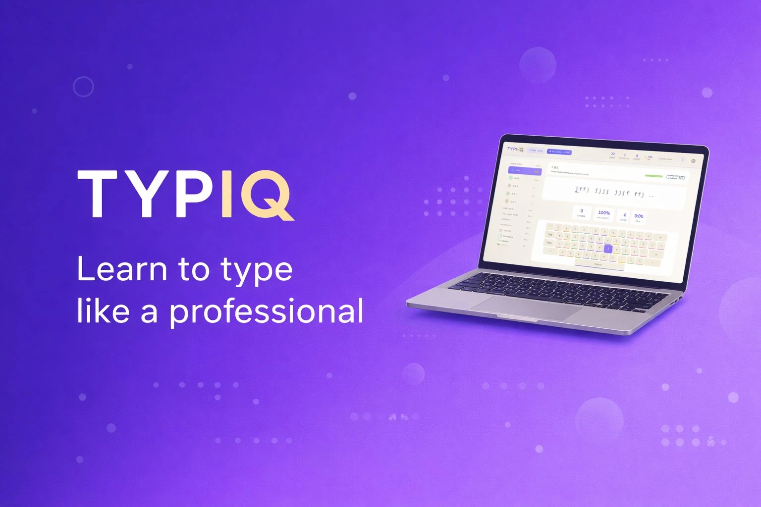 Typiq — Offline Touch Typing App, Lifetime, No Ads